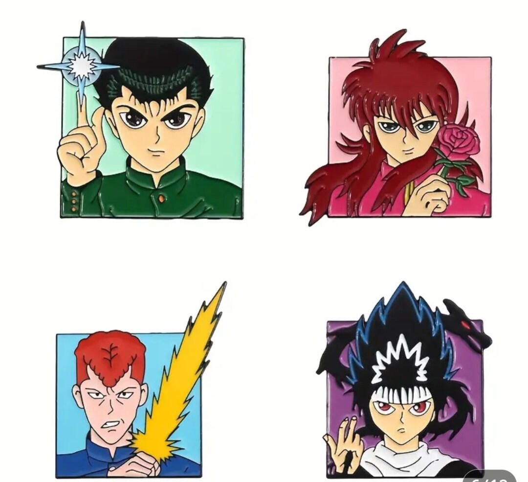 Yu Yu Hakusho Inspired Kawaii Anime Pis - Etsy