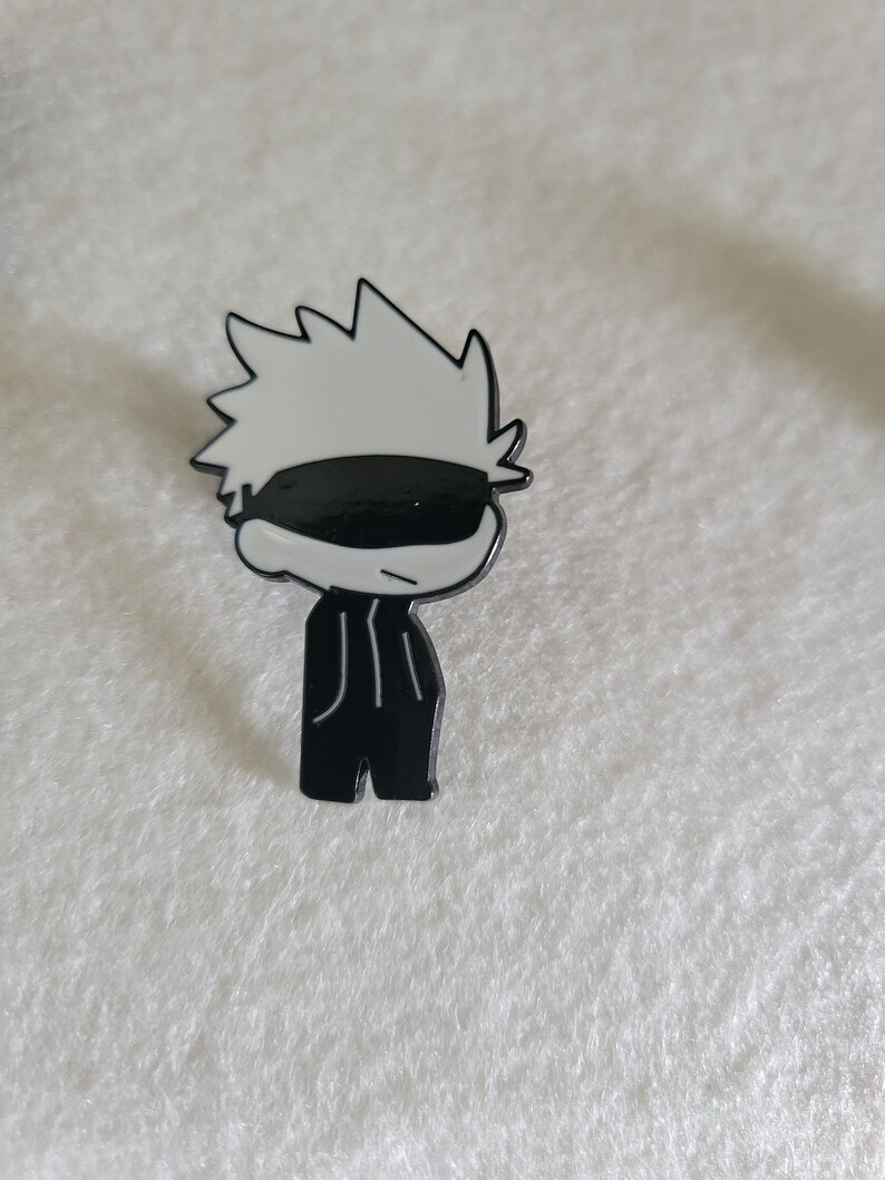 Jujutsu Kaisen Gojo Inspired Kawaii Anime Pins - Etsy