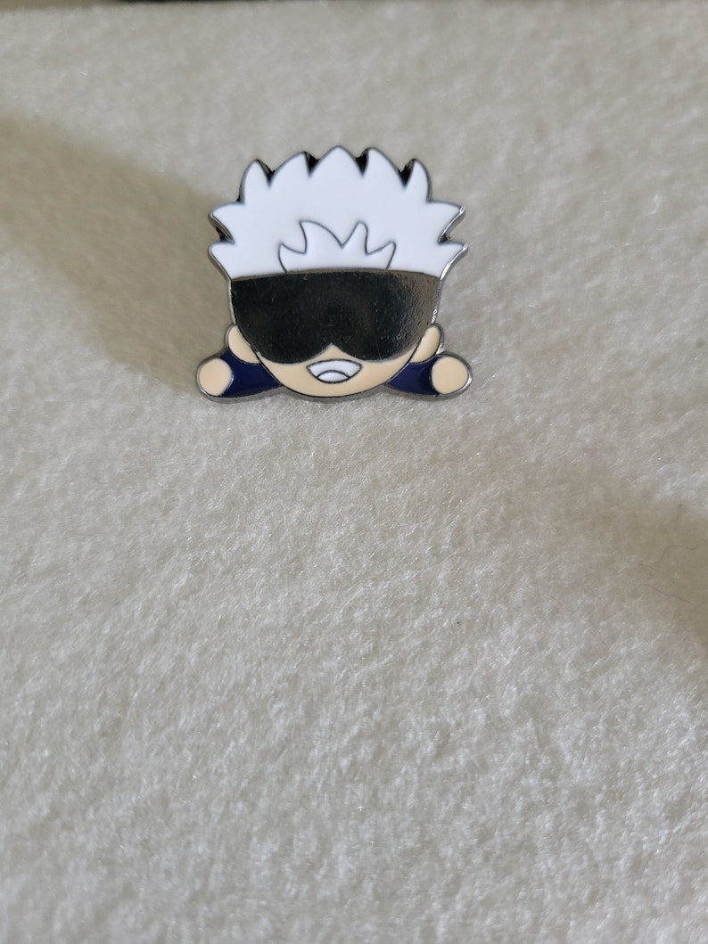 Jujutsu Kaisen Gojo Inspired Kawaii Anime Pins - Etsy