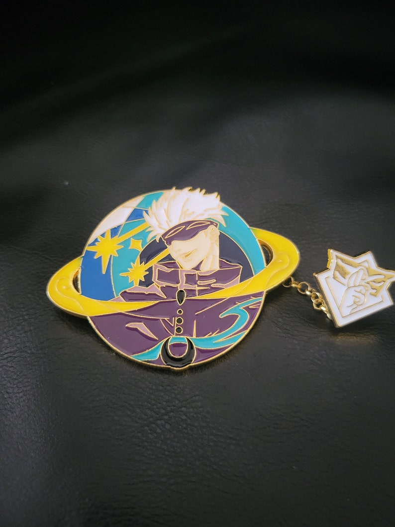Jujutsu Kaisen Gojo Inspired Kawaii Anime Pins - Etsy