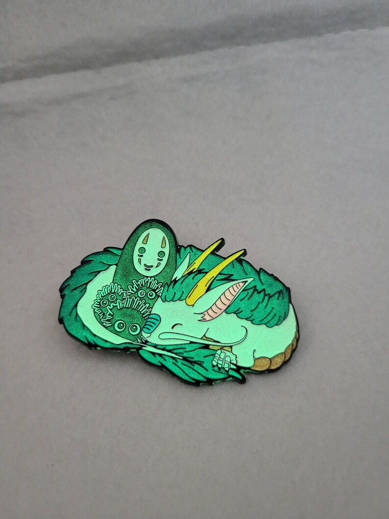 Studio Ghibli Inspired Kawaii Anime Pins - Etsy