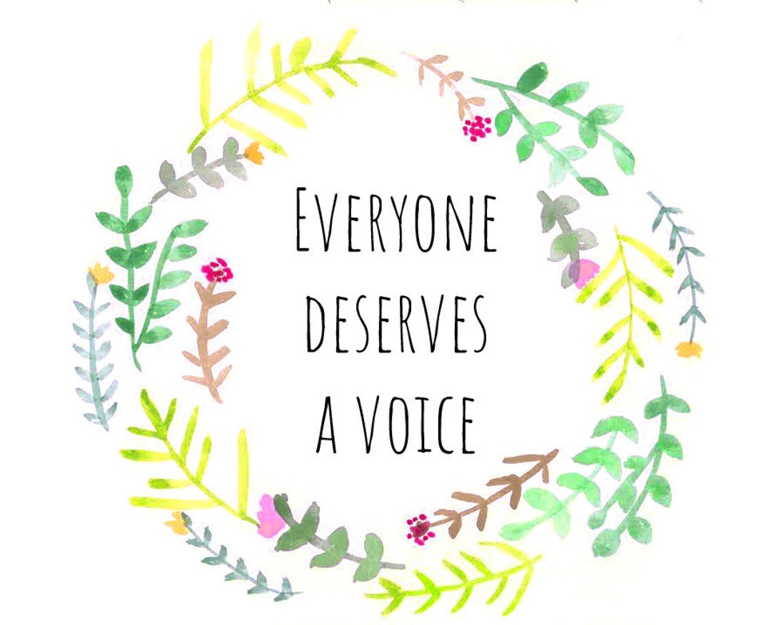 Everyone Deserves a Voice - Etsy