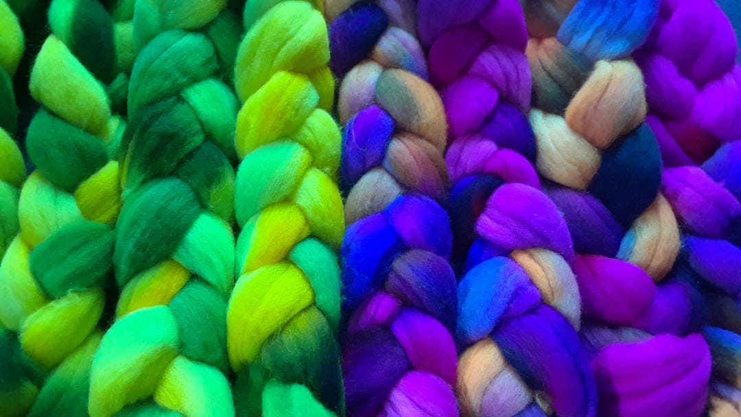 Spinning Wool Non-superwash Merino 1 Fluorescent- June/july 2025 - Etsy