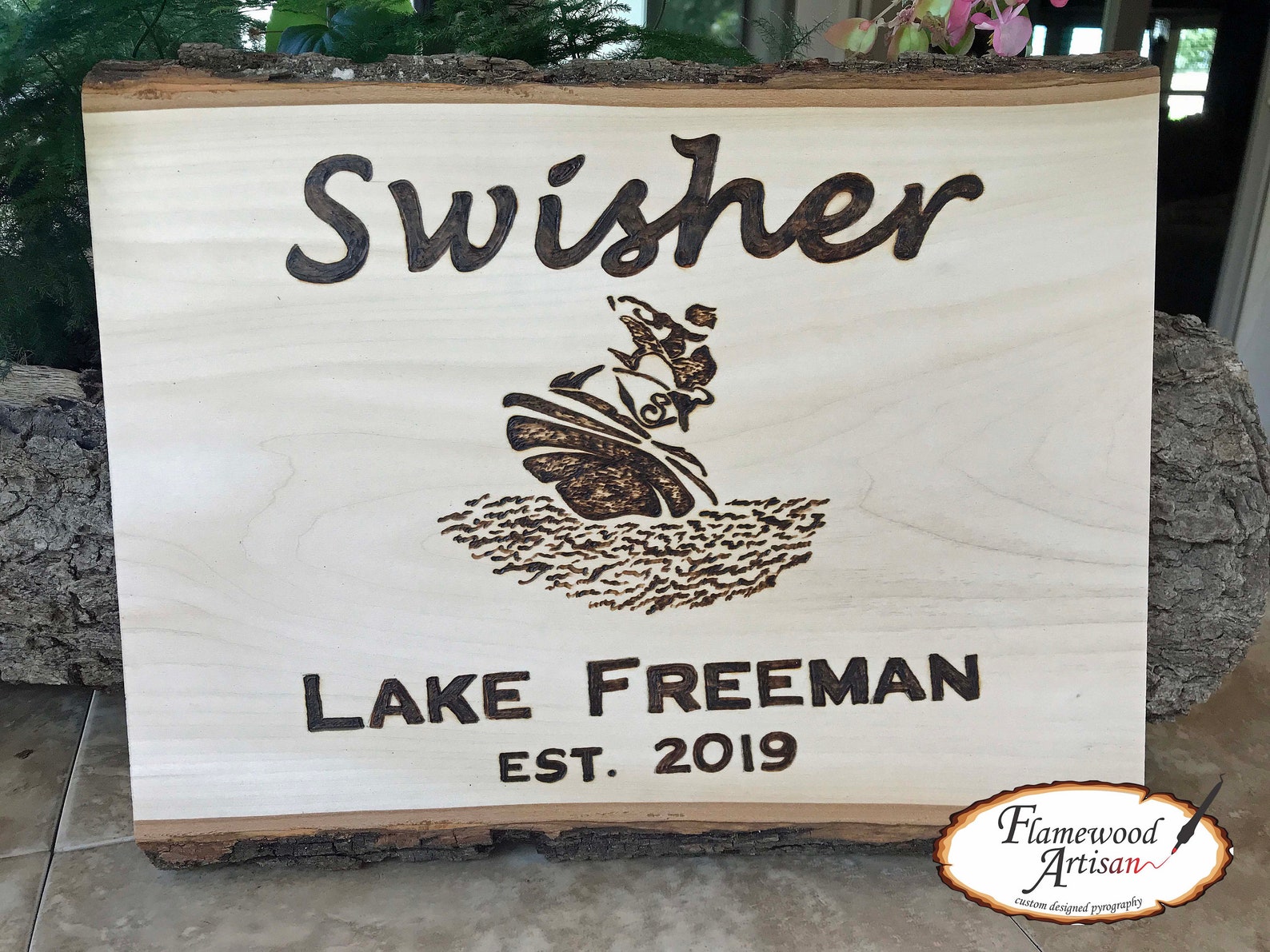 Personalized Name Wood Burn Sign custom Pyrography Custom | Etsy