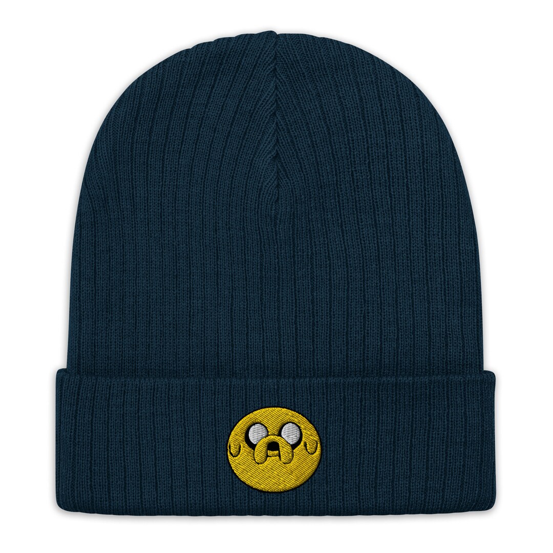Jake the Dog Ribbed Knit Beanie - Etsy