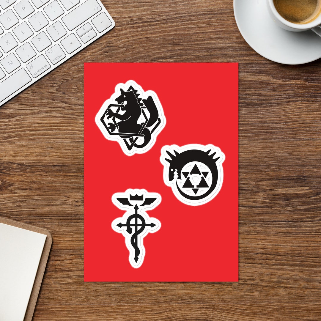 Fullmetal Alchemist Sticker Sheet - Etsy