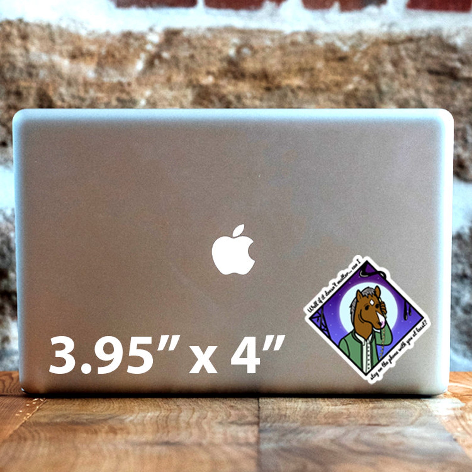 Bojack Horseman Sticker Vinyl Matte Weatherproof - Etsy