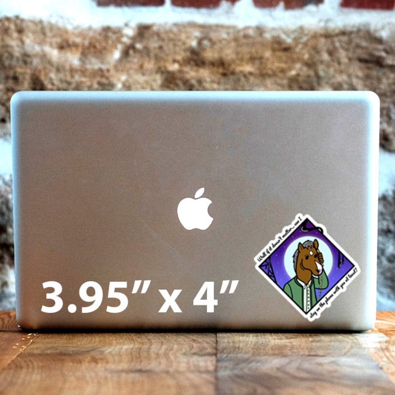 Bojack Horseman Sticker Vinyl Matte Weatherproof - Etsy