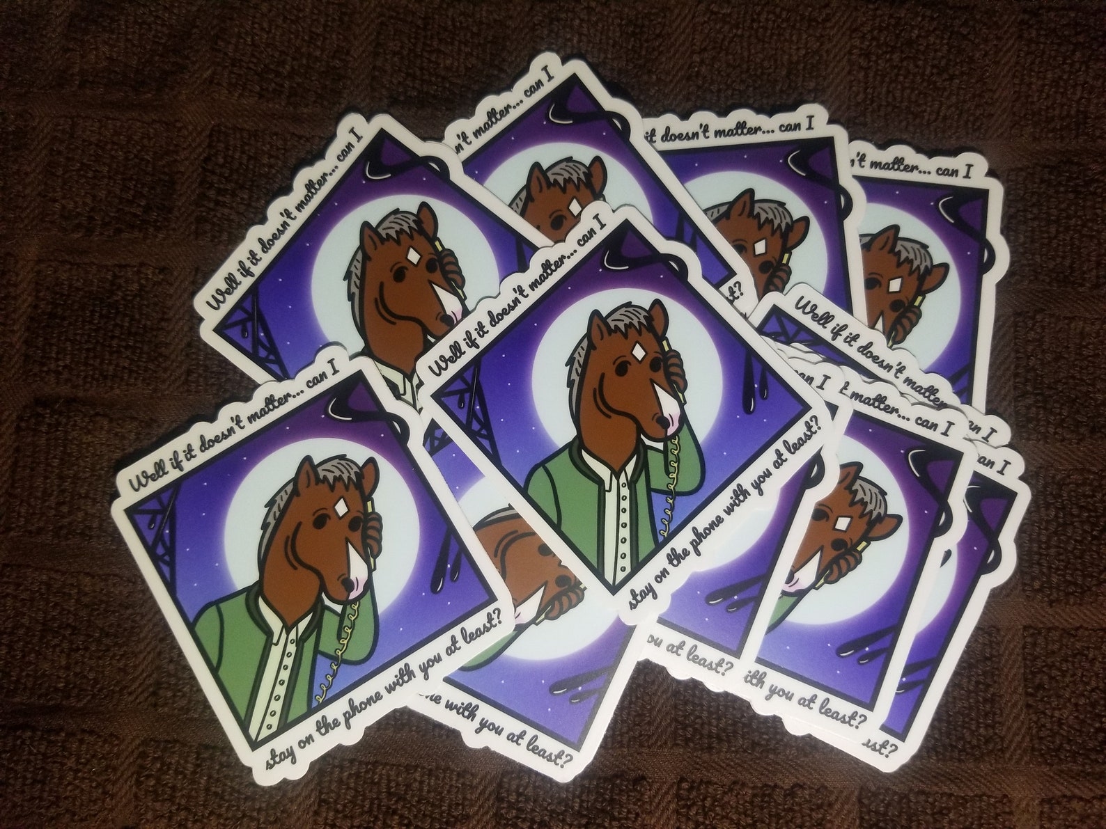 Bojack Horseman Sticker Vinyl Matte Weatherproof - Etsy