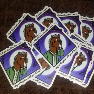 Bojack Horseman Sticker Vinyl Matte Weatherproof - Etsy