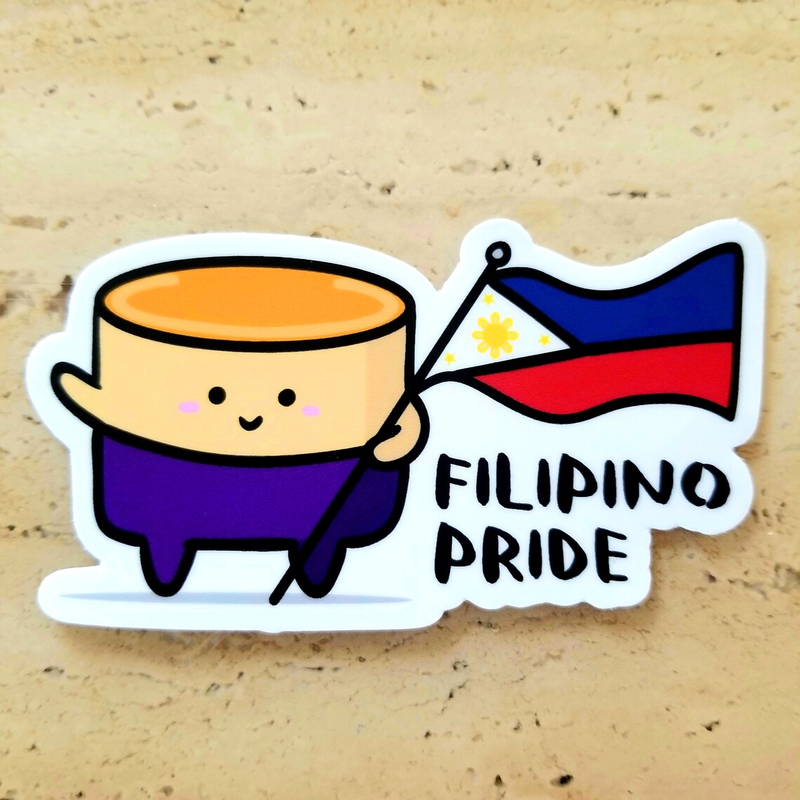 Philippines Filipino Pride Pinoy Ube Leche Flan Cake Sticker Vinyl - Etsy