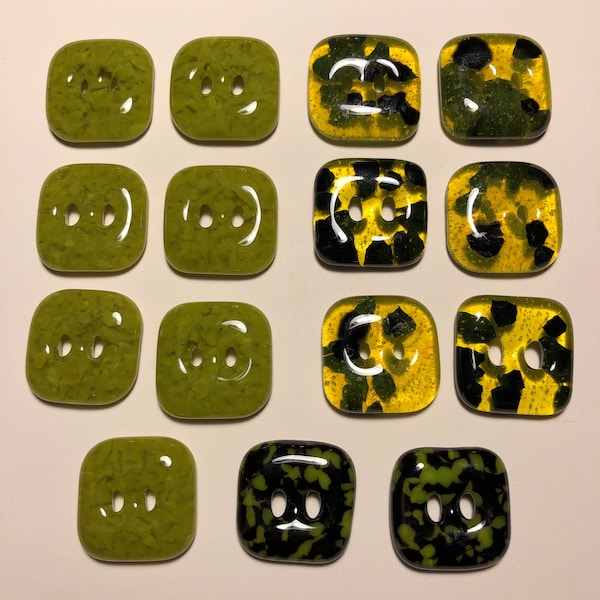 Square Buttons - Etsy