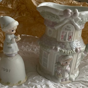 Collectible Precious Moments ENESCO 1991 Bell “may Your Christmas Be ...