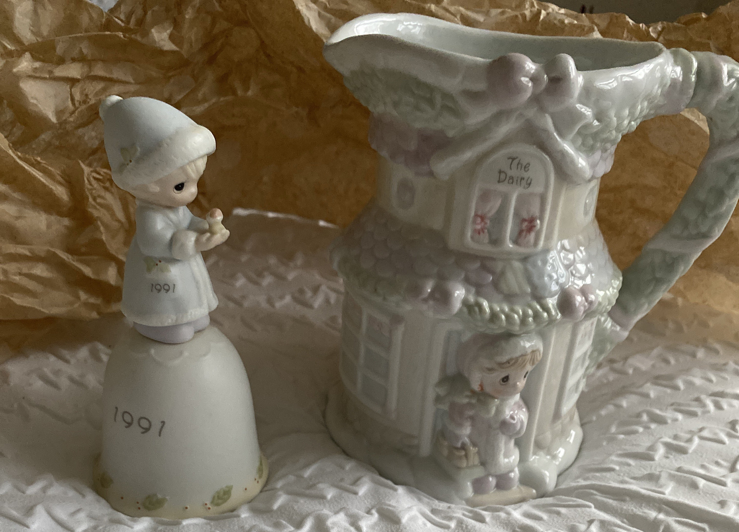 Collectible Precious Moments ENESCO 1991 Bell “may Your Christmas Be ...