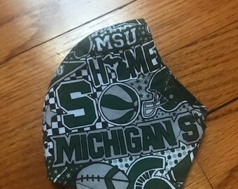 Michigan State University Mask - Etsy