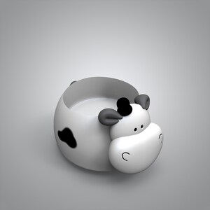 Cow Planter STL for 3D Printing - Etsy