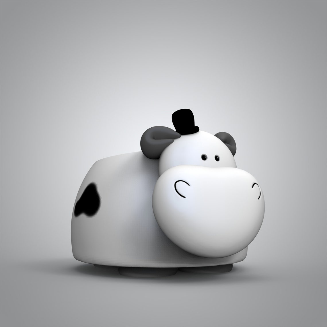 Cow Planter STL for 3D Printing - Etsy