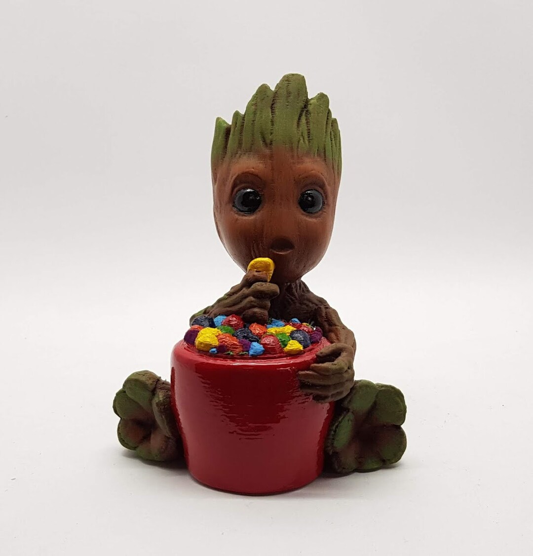 Adorable Baby Groot Candy Bowl Planter - Air Plant Holder - Succulent ...