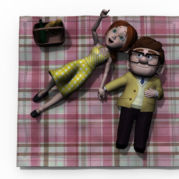 Buy Ellie And Carl Stl File Online In India Etsy India