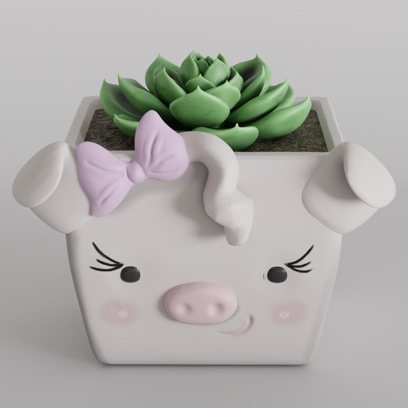 Pig Planter - Etsy