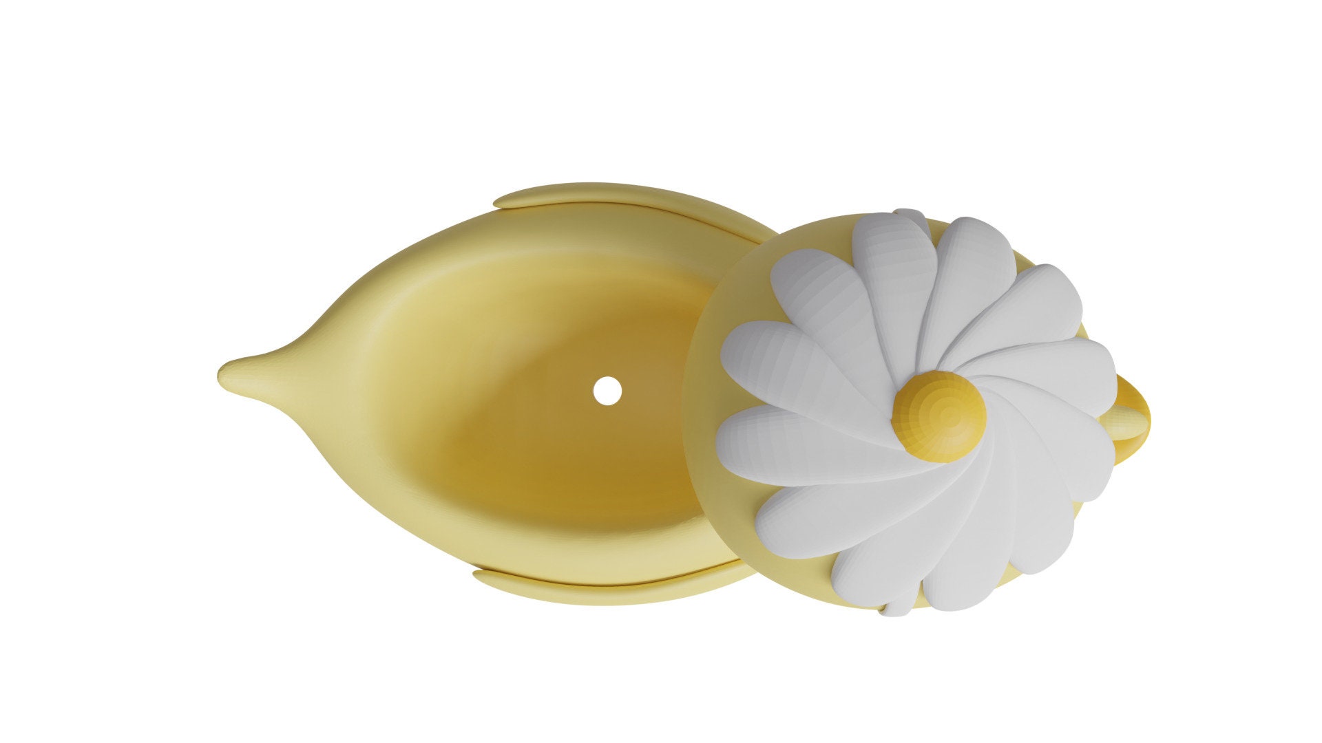 3D Printable Duck Planter With Daisy Hat STL File-cute and Whimsical ...