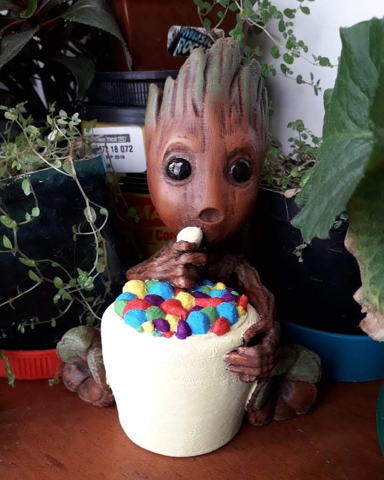 Adorable Baby Groot Candy Bowl Planter Air Plant Holder - Etsy