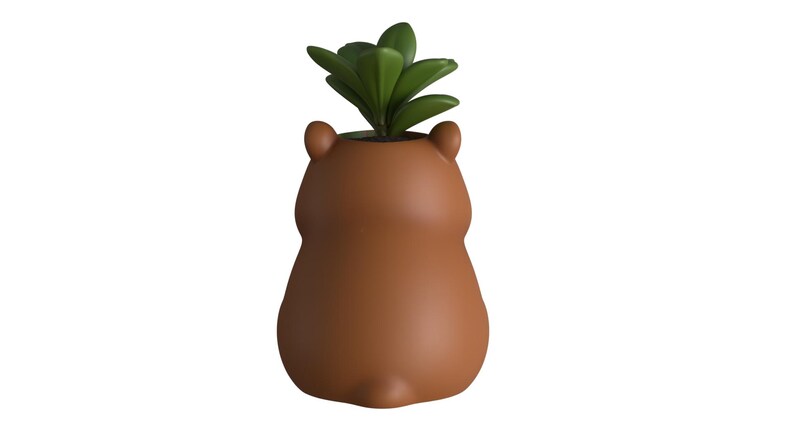 Cute Capybara Planter Pot With Succulent Holder, Adorable Animal Decor ...