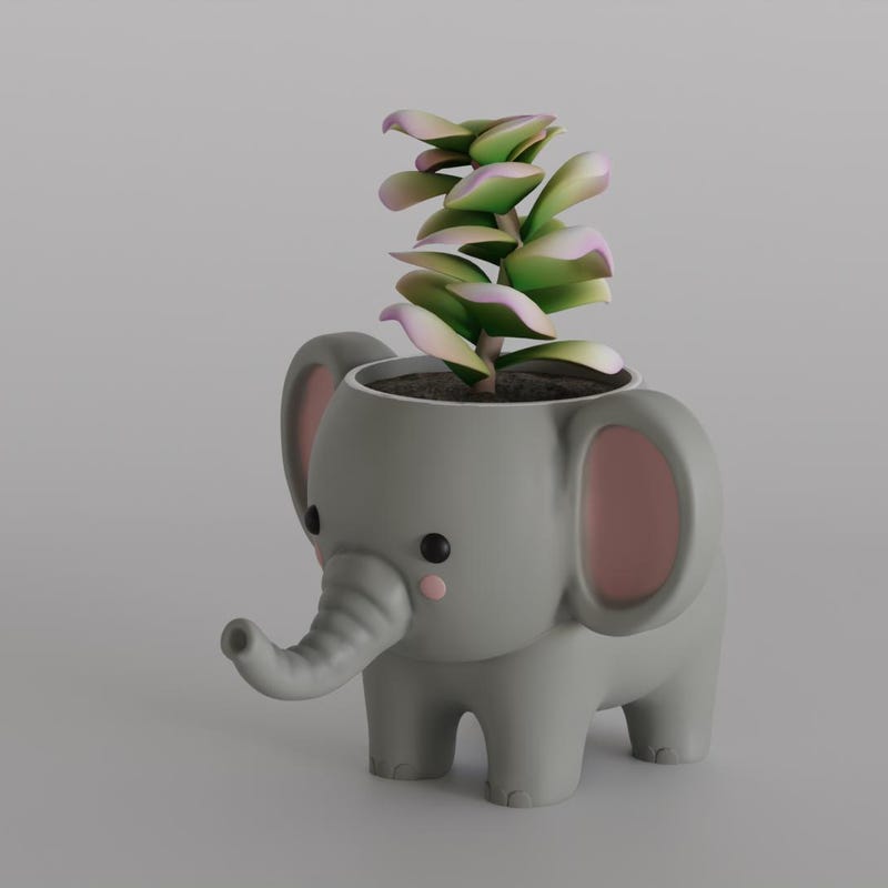 Elephant Pot - Etsy
