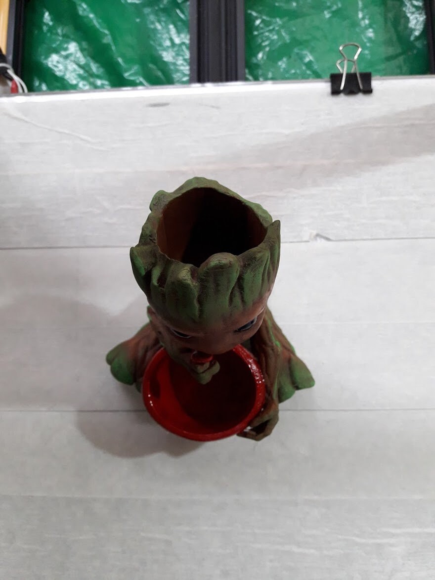 Adorable Baby Groot Candy Bowl Planter - Air Plant Holder - Succulent ...