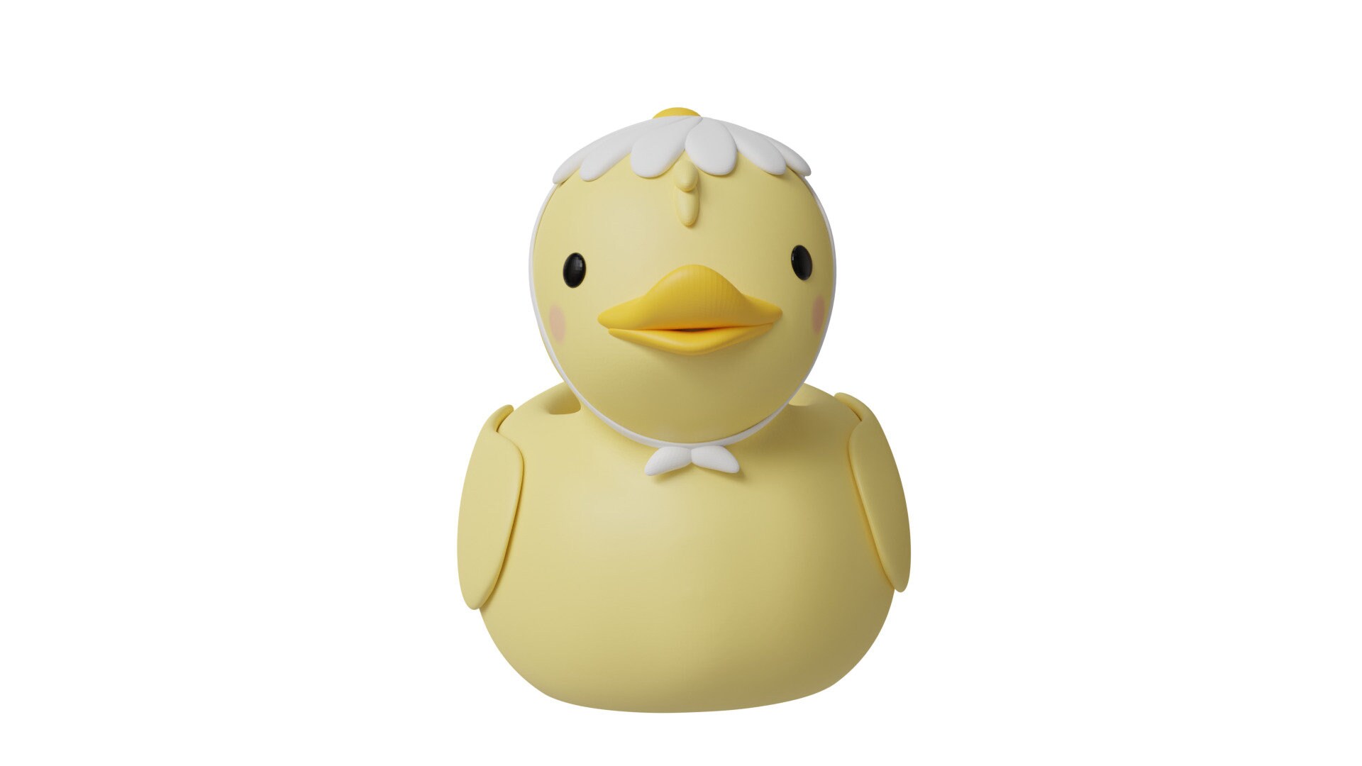 3D Printable Duck Planter With Daisy Hat STL File-cute and Whimsical ...