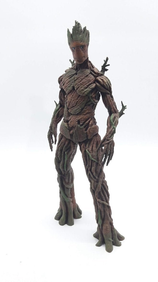 Adult Groot Figure / 3d Printed / Model 019 - Etsy