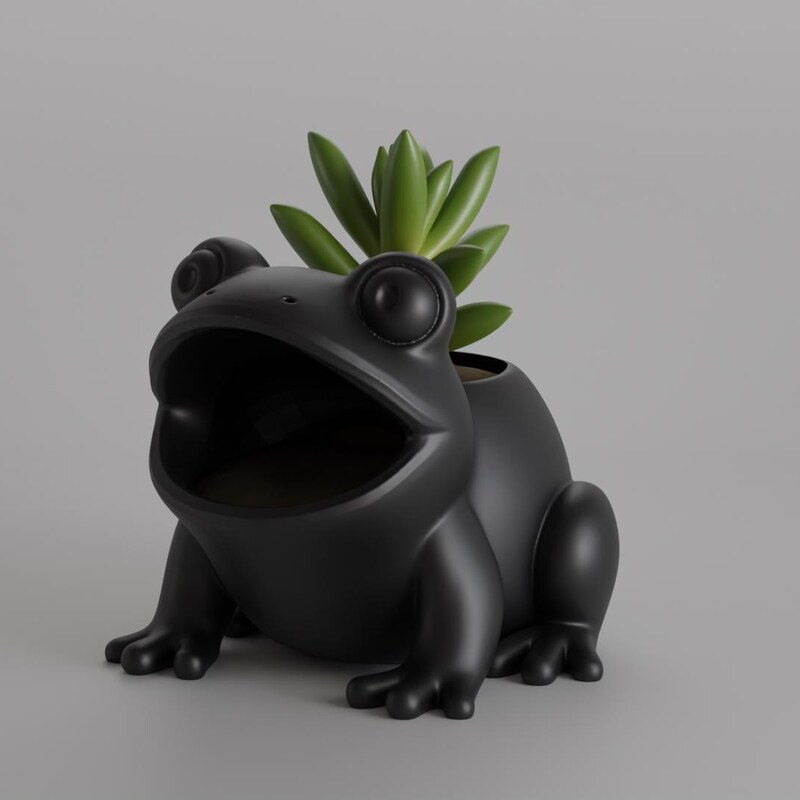 Frog Planter - Etsy