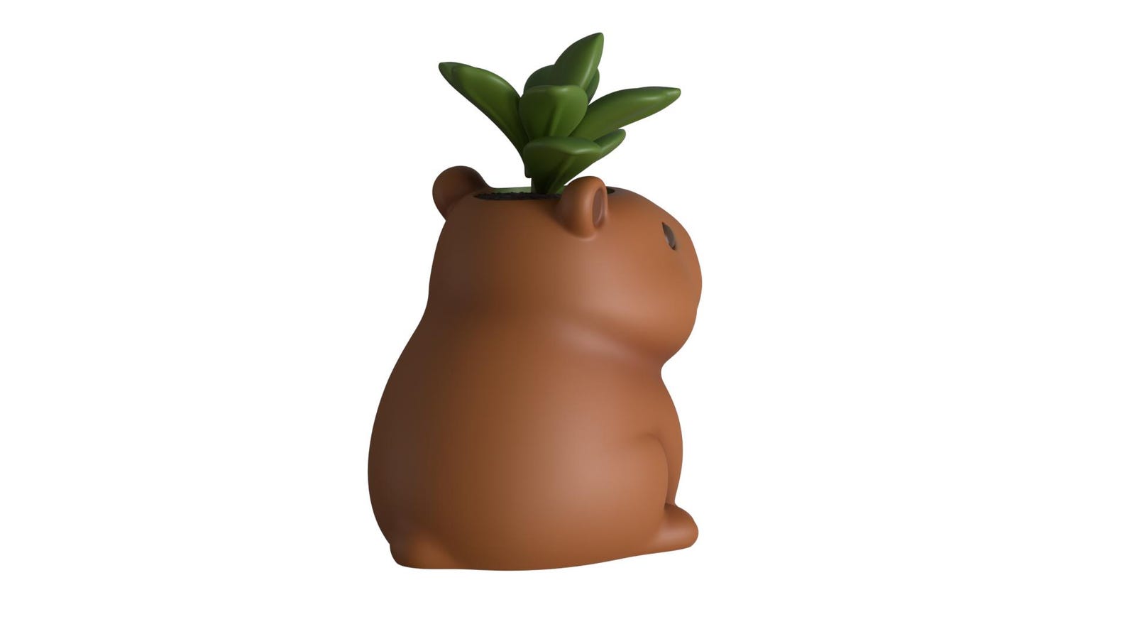 Cute Capybara Planter Pot With Succulent Holder, Adorable Animal Decor ...