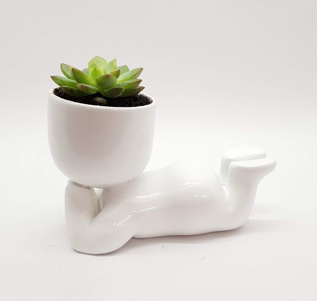 Lying Boy Fat Pot Planter - STL FOR 3D PRINTING - Etsy