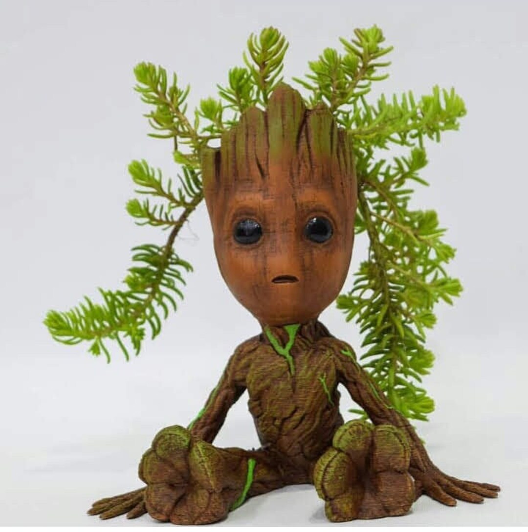 Cute Baby Groot Flower Pot / Air Plant Holder / Succulent Pot / 3d ...