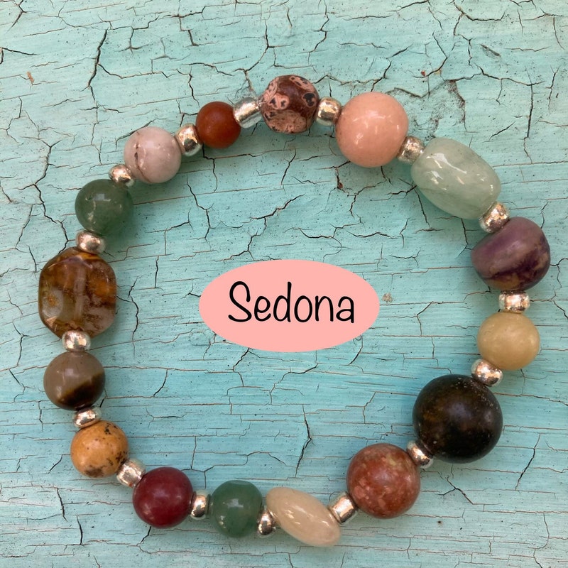 Semi Precious Stone Bracelet - Etsy