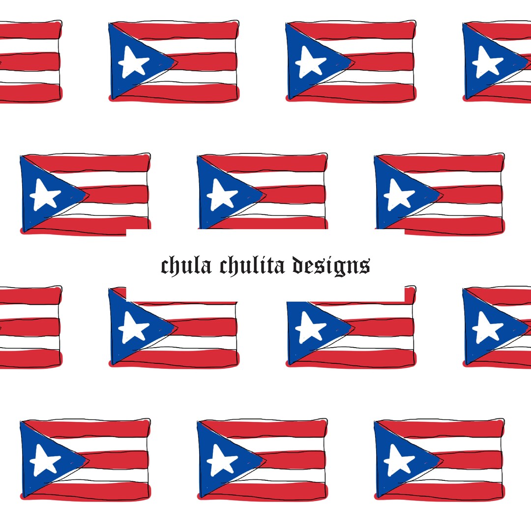 Puerto Rico Flag Seamless File, Seamless JPEG, Spanish Seamless, Latino ...
