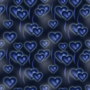 Chola Hearts Seamless JPEG File, Airbrush Hearts Seamless, Glamour ...