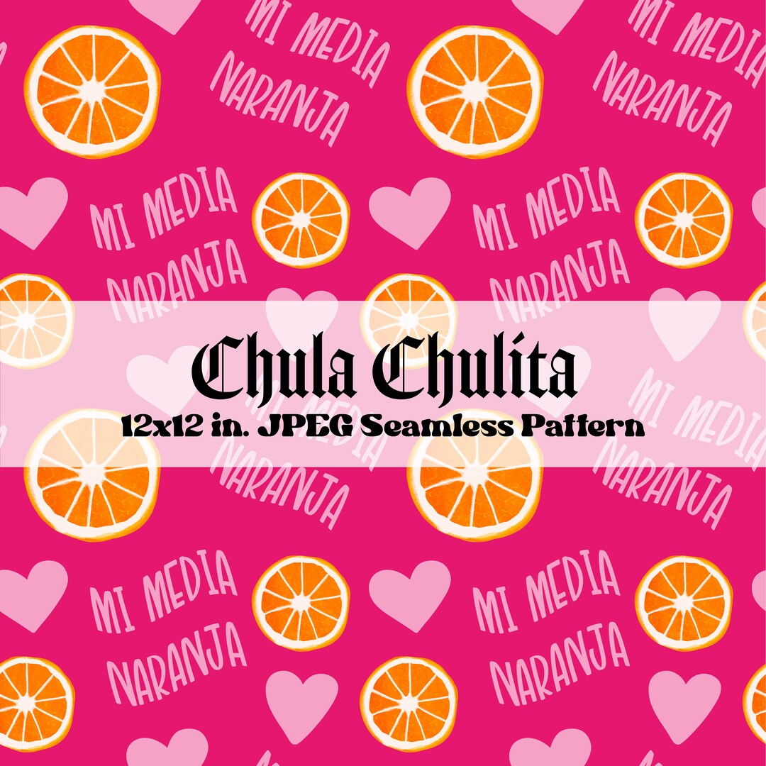 Eres Mi Media Naranja Seamless JPEG File, Love Seamless, Valeninte's ...