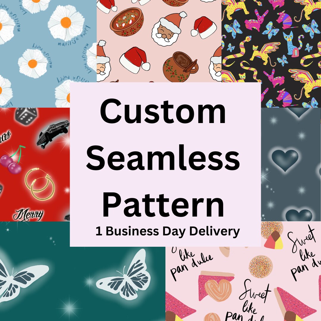 Custom Order Seamless File Design. Custom Repeat Pattern Design, Custom ...