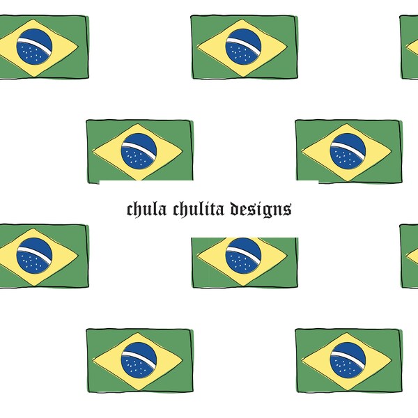 Brazilian Flag Stencil - Etsy
