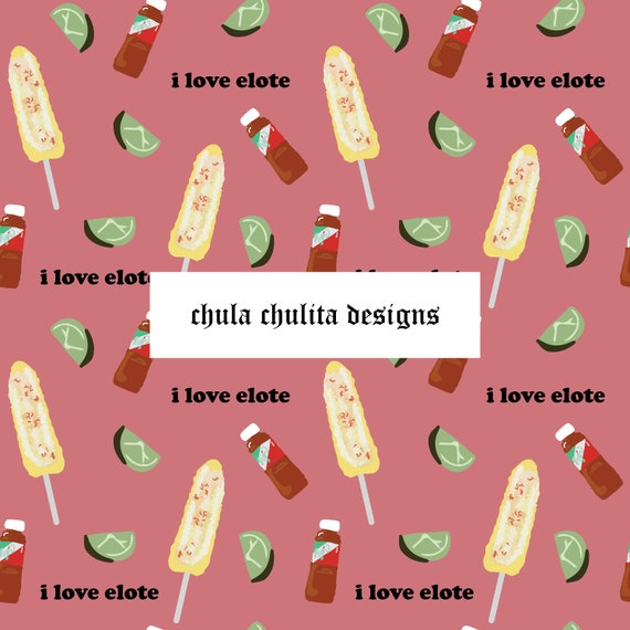 Elote Seamless JPEG File Mexican Seamless Corn Seamless | Etsy