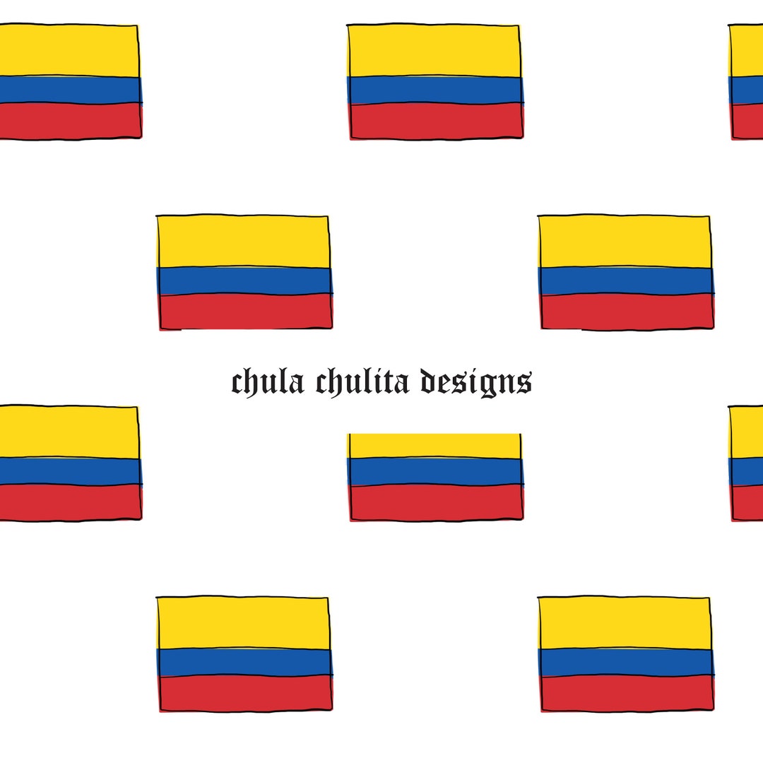Columbia Flag Seamless File, Columbia Flag Seamless Pattern, Columbian ...