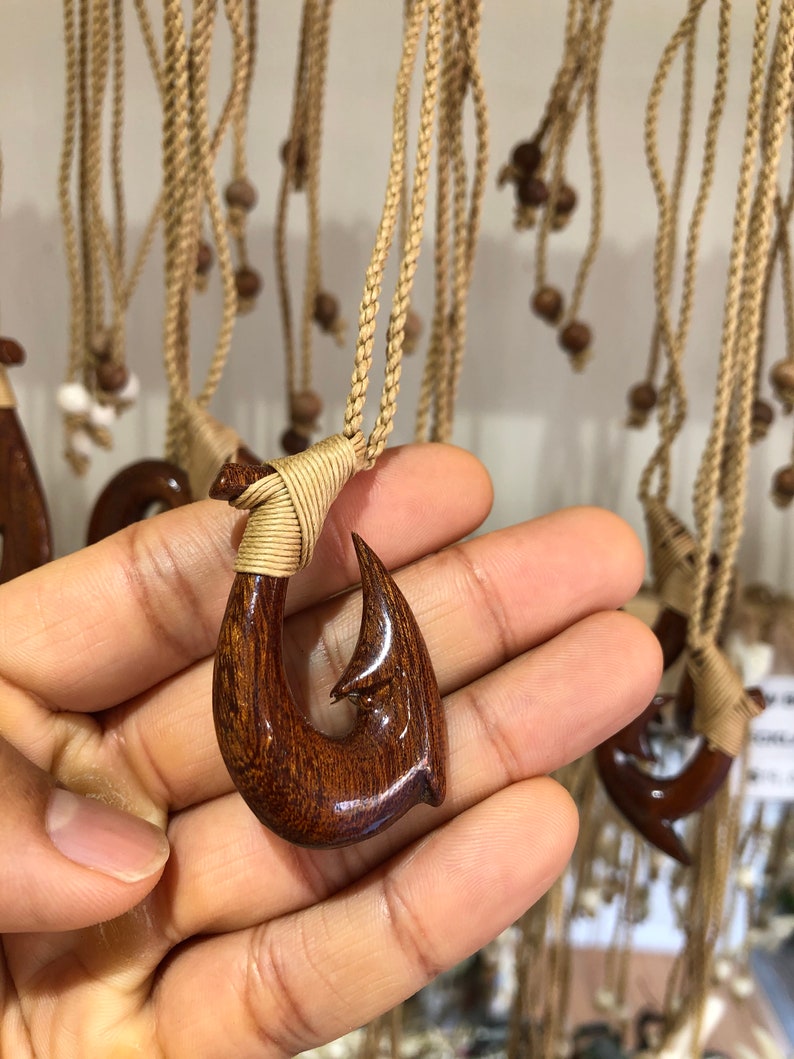 Adjustable Hawaiian Fish Hook Necklace - Etsy