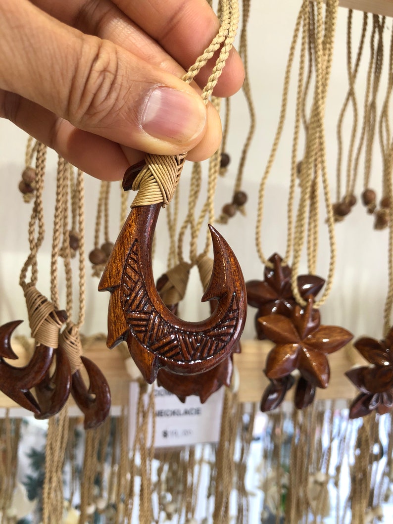 Adjustable Hawaiian Fish Hook Necklace - Etsy