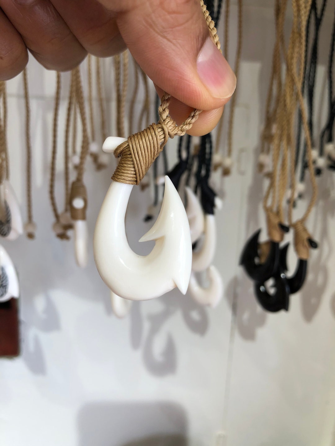 Adjustable Hawaiian Fish Hook Necklace - Etsy