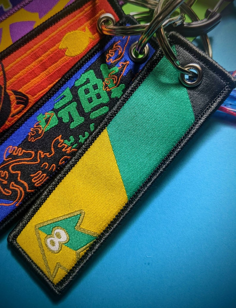 Splatlandian Youth Splatoon Woven Keyring - Etsy