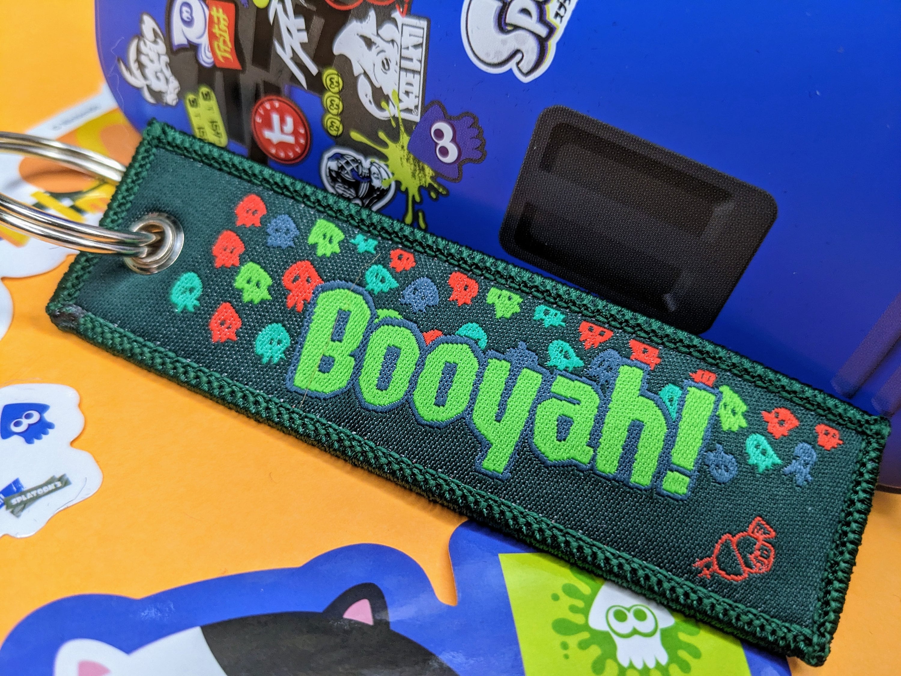 Mini Squid Salmon Run Grizzco Splatoon Woven Keyring - Etsy