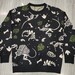 Dinosaur Fossil Knit Sweater Pullover - Etsy