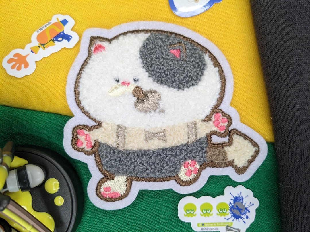 Lil Judd Splatoon Cat Iron-on Embroidered Patch - Etsy